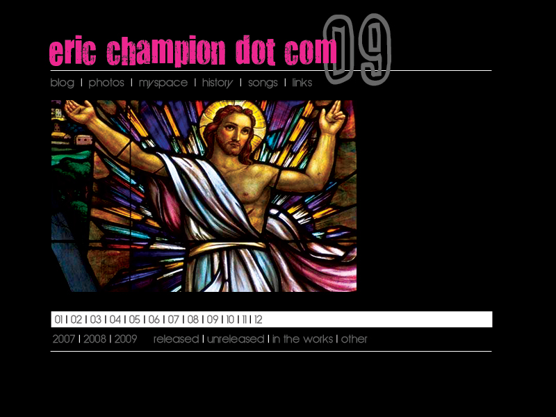 eric champion :: HISTORY :: released